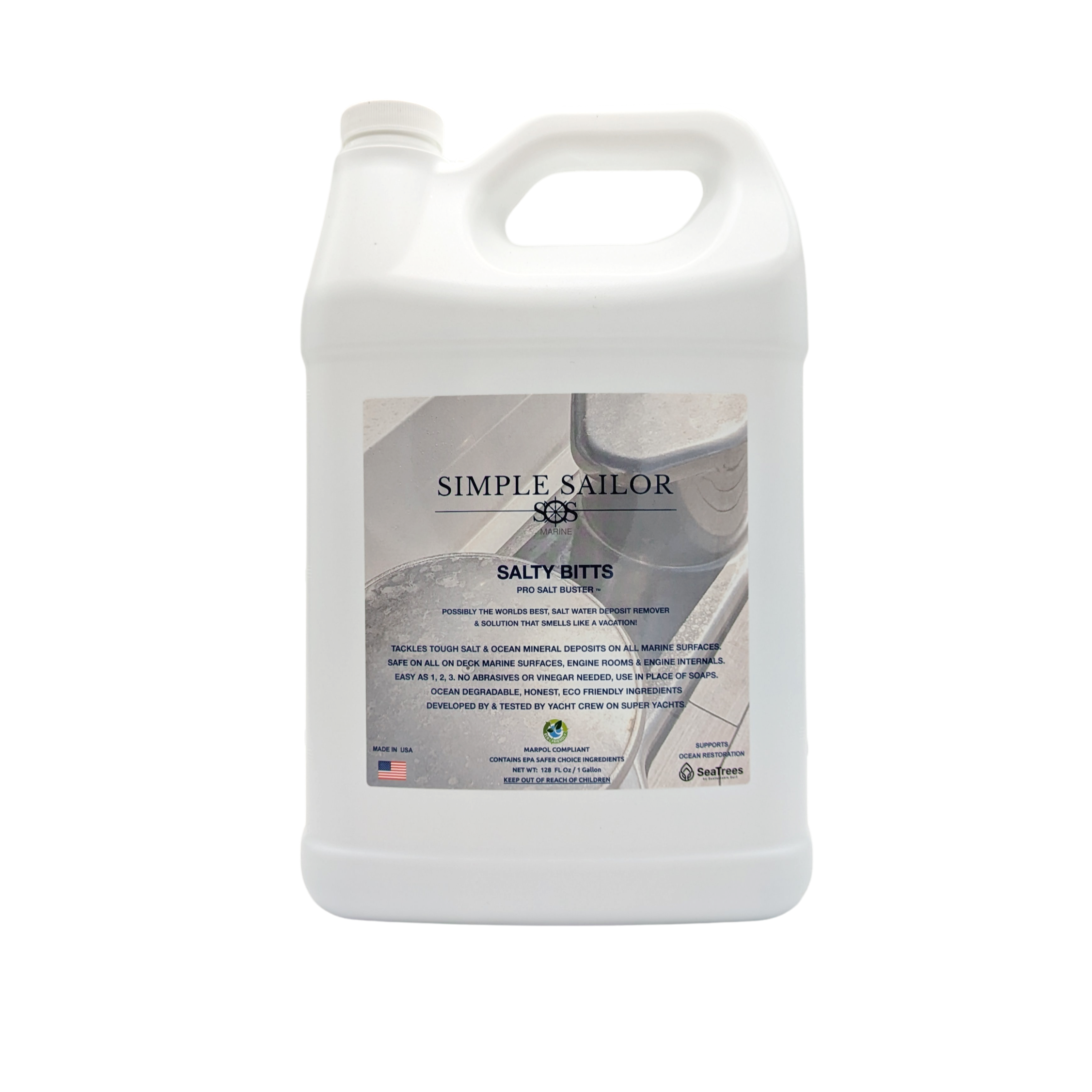 Salty Bitts Pro Salt Buster | Eco-Friendly Salt Remover – Simple Sailor ...