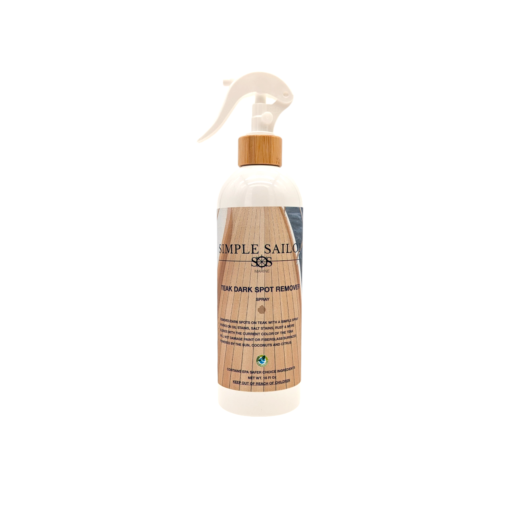 Teak Dark Spot Remover | Eco-Friendly Spray for Stains – Simple Sailor ...